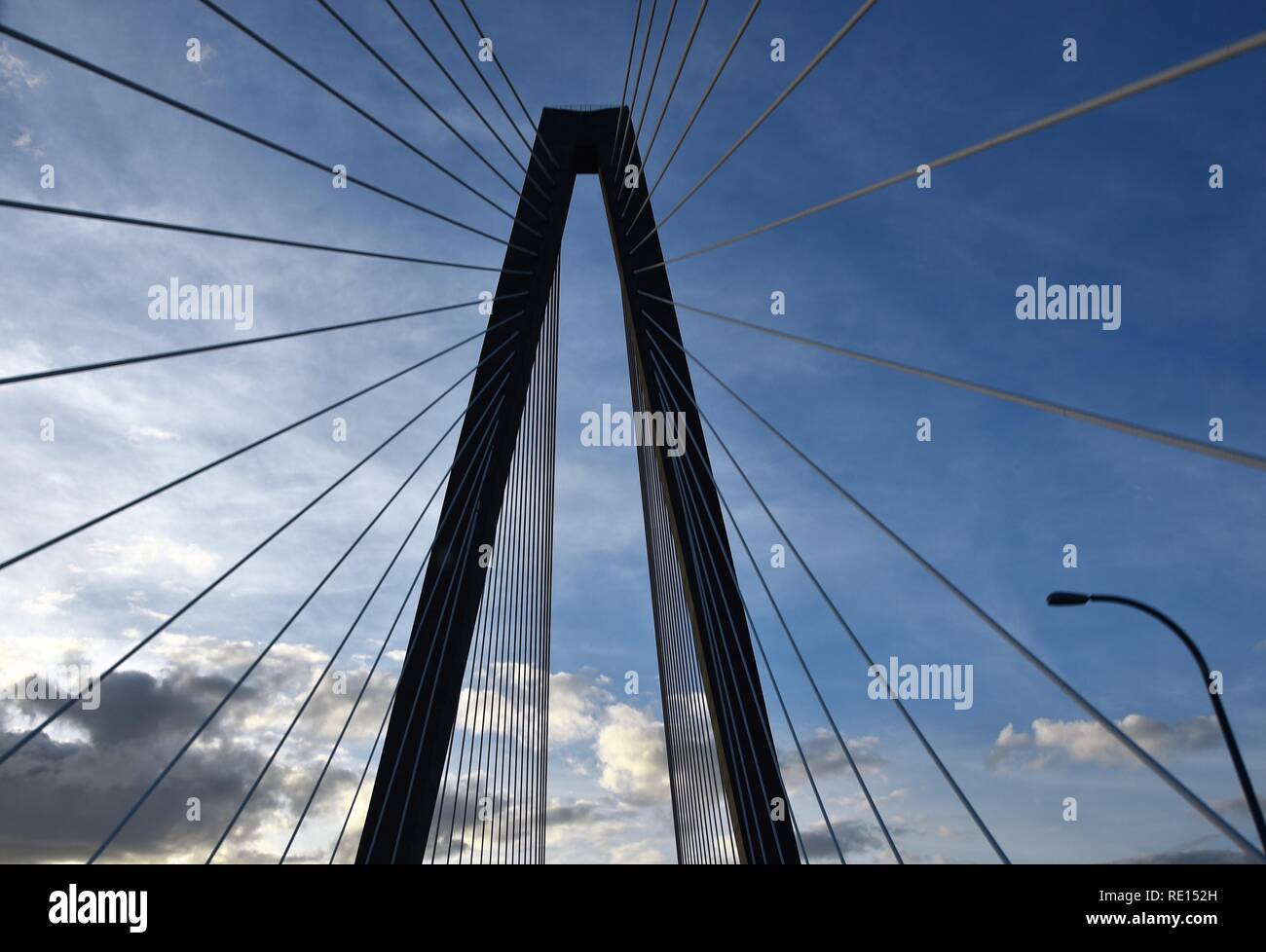 The Arthur Ravenel Jr. Bridge in Charleston South Carolina Stock Photo ...