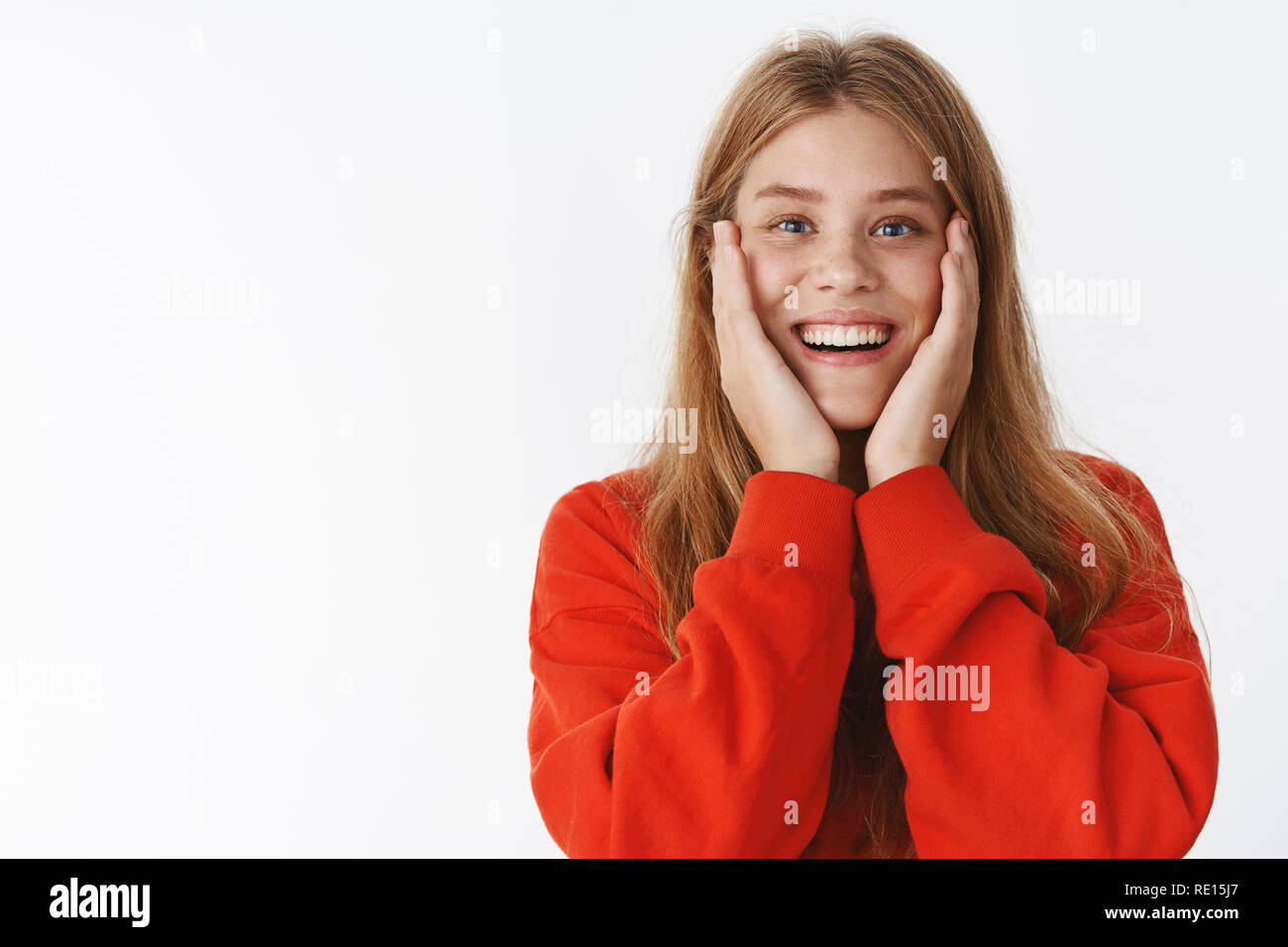 Pressing cheeks hi-res stock photography and images - Alamy