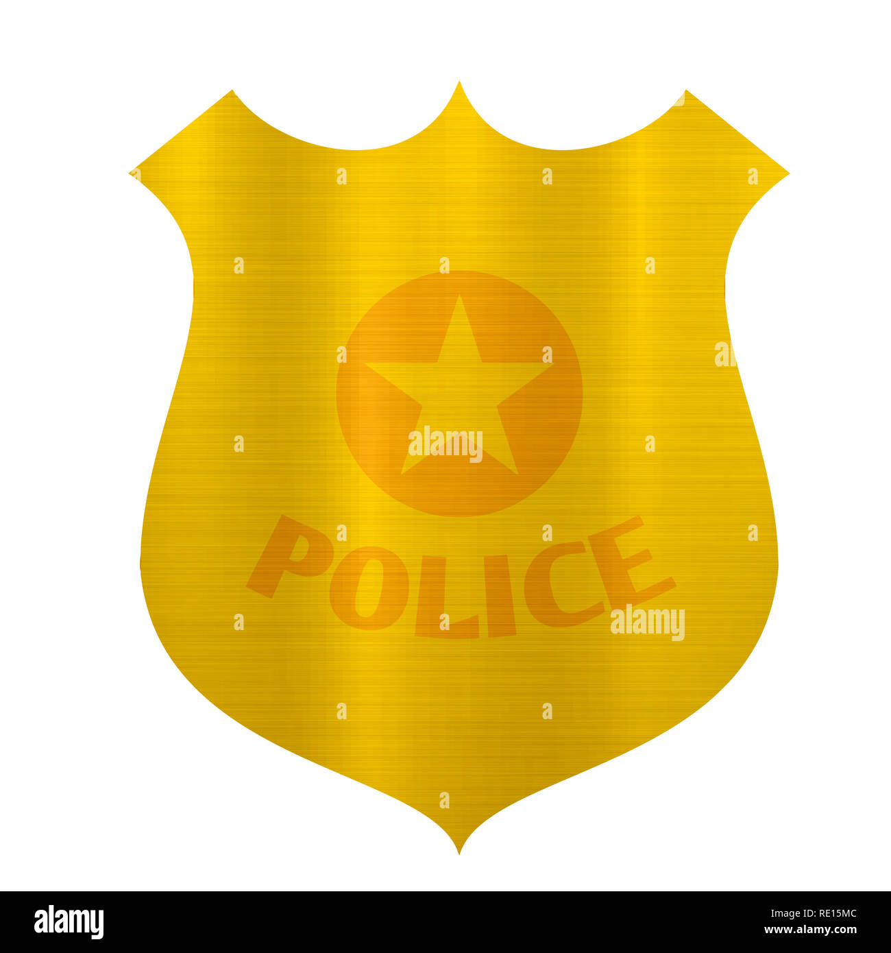Police officer badge hi-res stock photography and images - Alamy