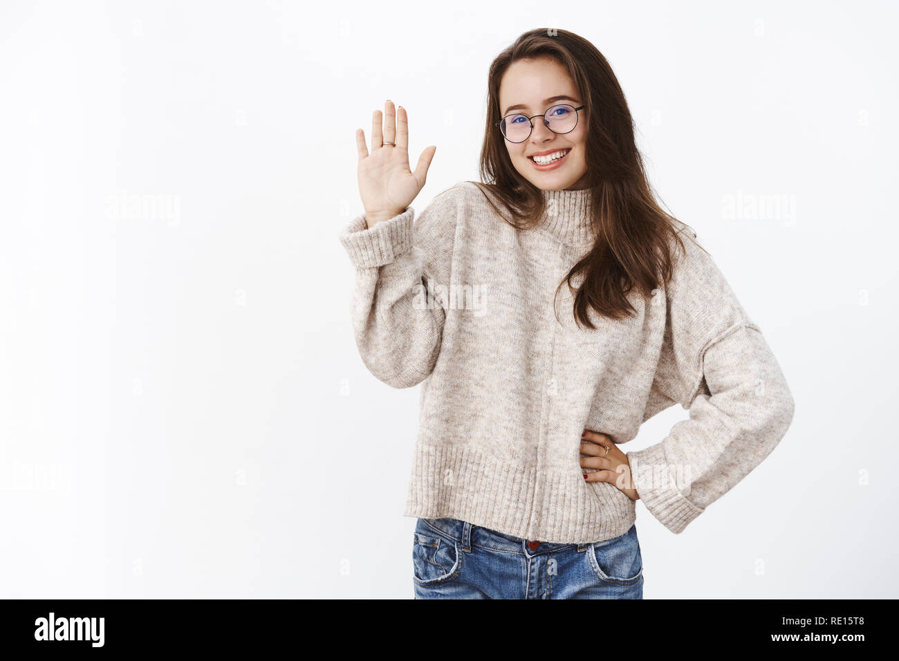 Woman flirting hi hi-res stock photography and images - Alamy