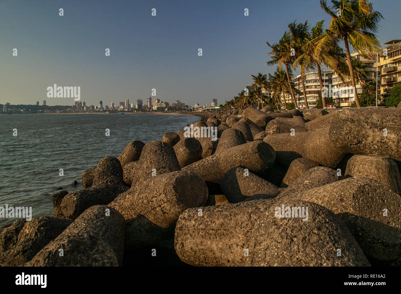 Tetrapod at Marine Drive mumbai Maharashtra INDIA Stock Photo - Alamy