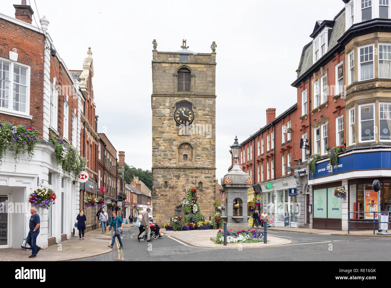 Morpeth Clock Tower, Market Place, Morpeth, Northumberland, England ...