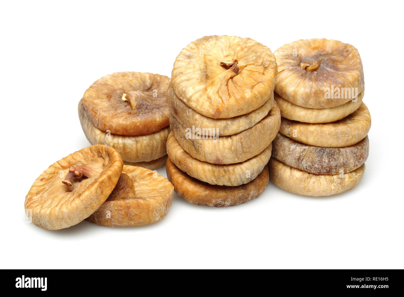 Dried figs isolated on white background Stock Photo - Alamy