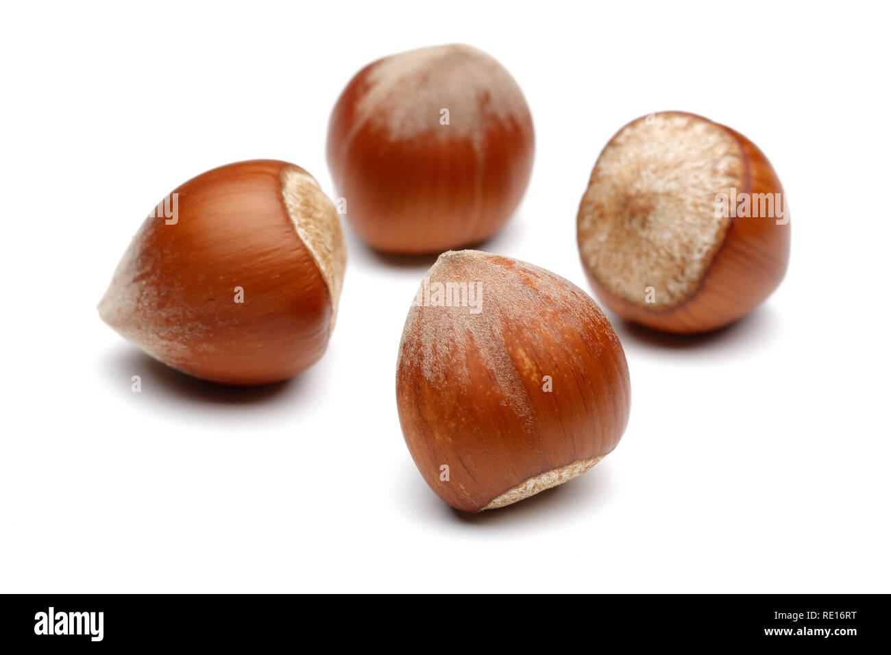 Pile unshelled hazelnuts isolated hi-res stock photography and images ...