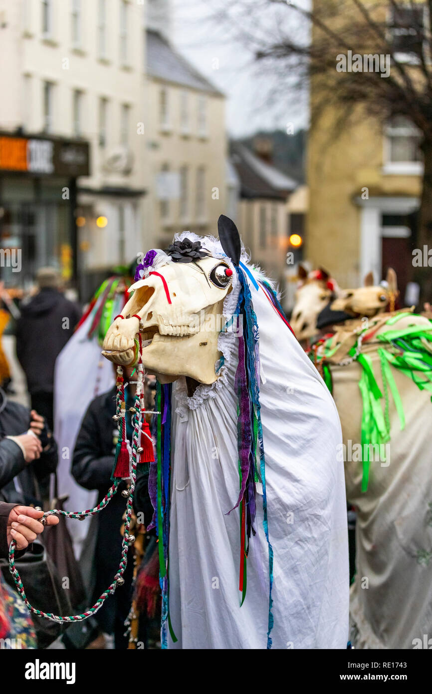 Mari lwyd horse skull hi-res stock photography and images - Alamy