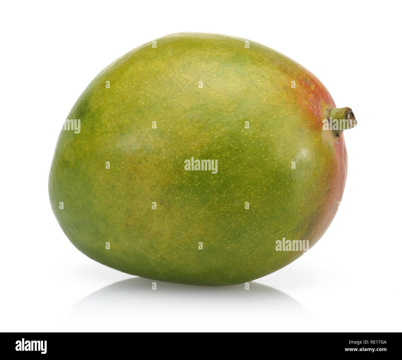 Single Mango fruit isolated on white background Stock Photo - Alamy
