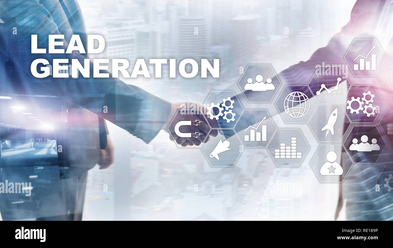 Lead Generation Analysis Business Research Interest Concept. Marketing ...