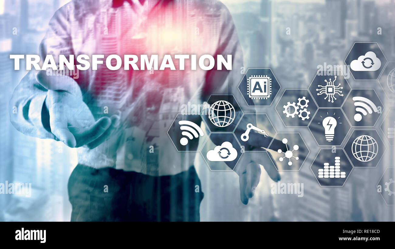 Business Transformation. Future and Innovation Internet and network ...