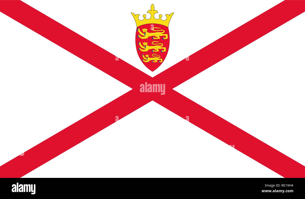 Jersey flag hi-res stock photography and images - Alamy