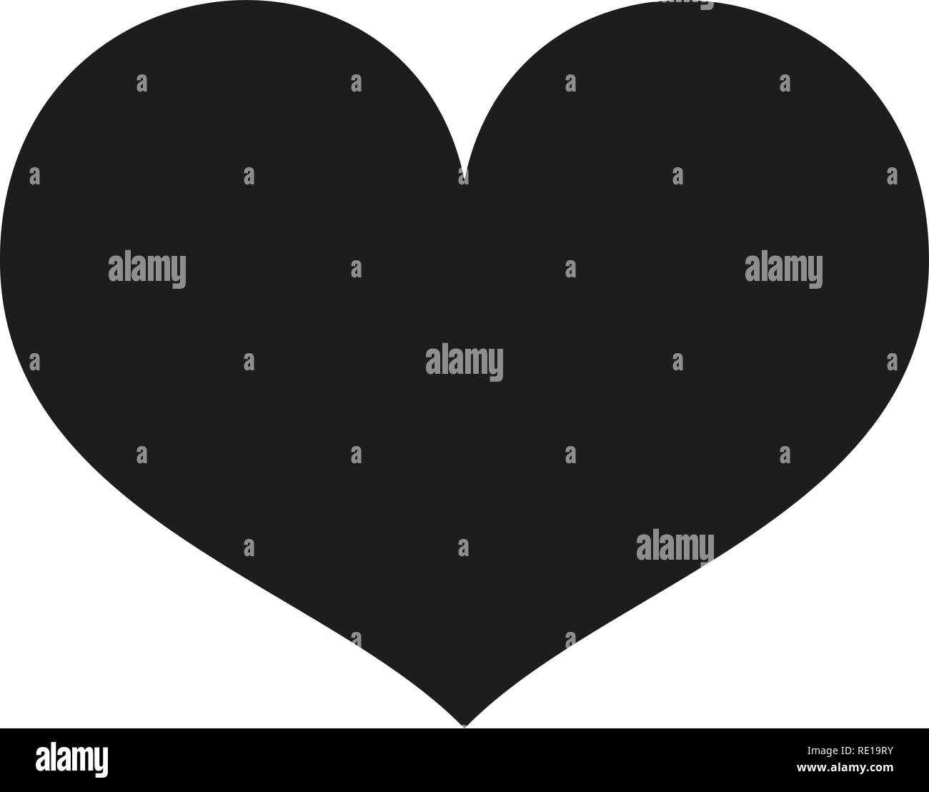 Heart Icon Vector. Perfect Love symbol. Valentine s Day sign, emblem ...