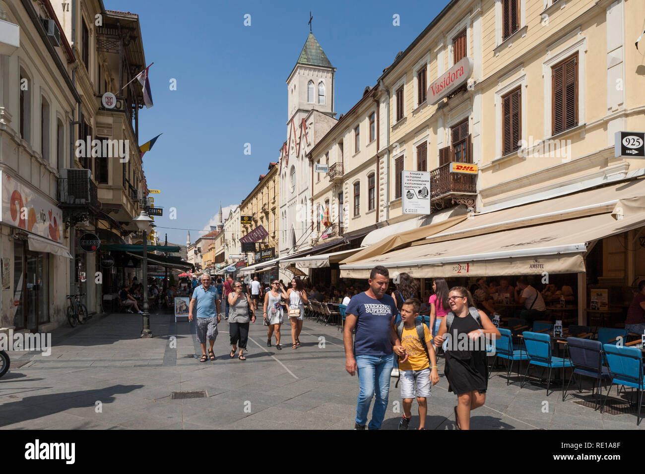 Bitola street scene, Macedonia, Eastern Europe Stock Photo - Alamy