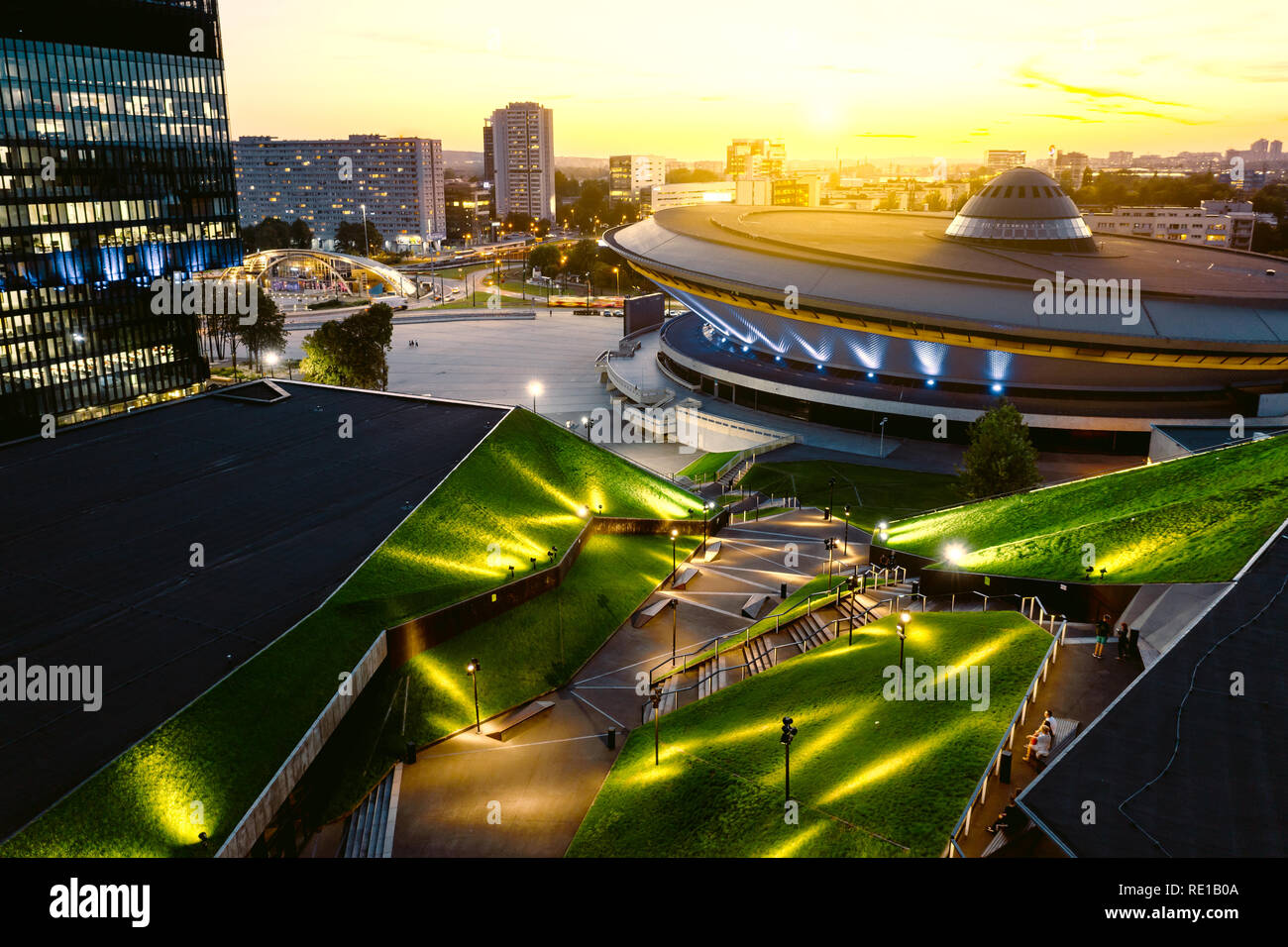 Poland skyline katowice hi-res stock photography and images - Alamy