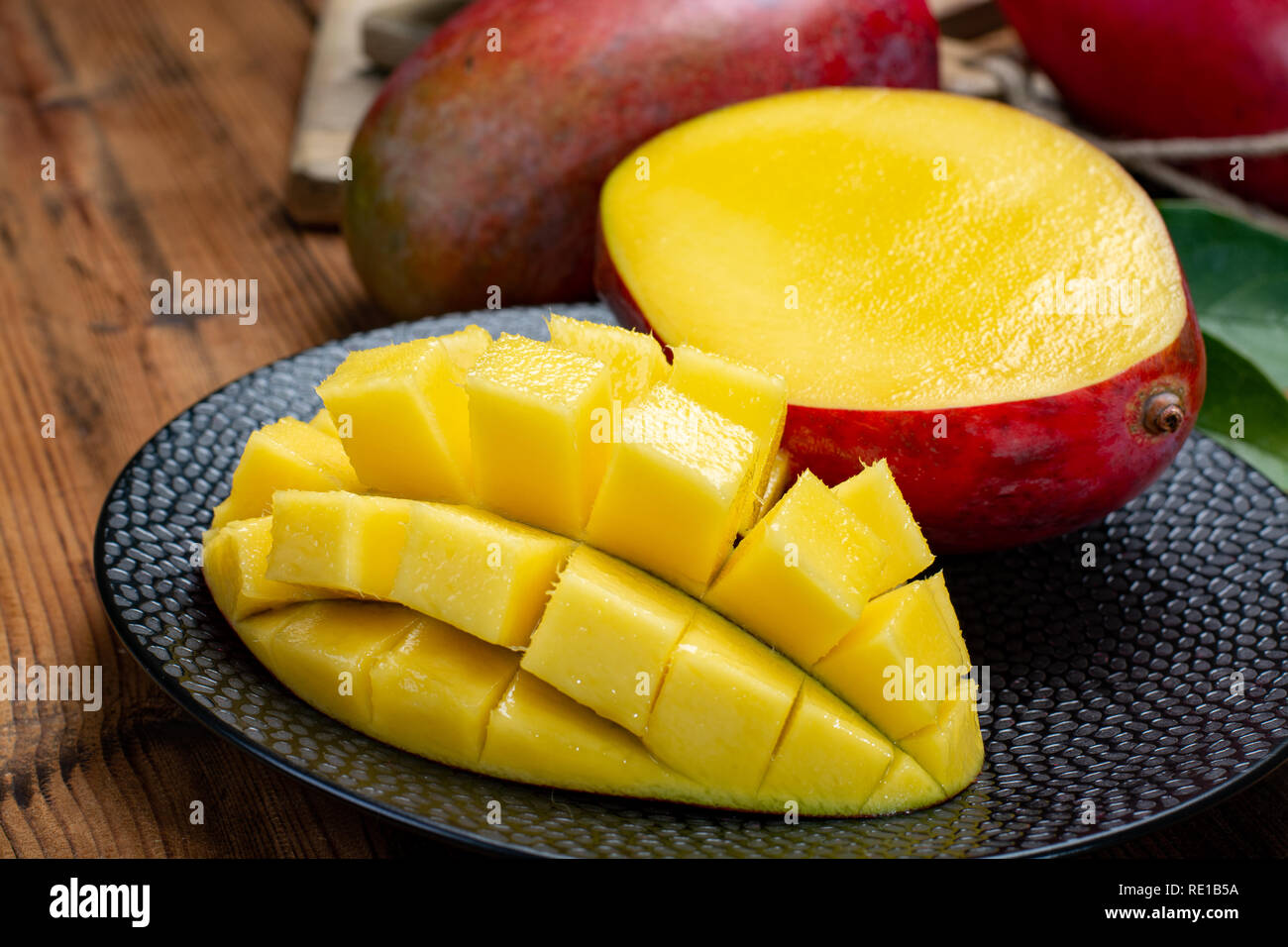 Philippine National Fruit Mango Premium Photo | A Basket Of Mangoes