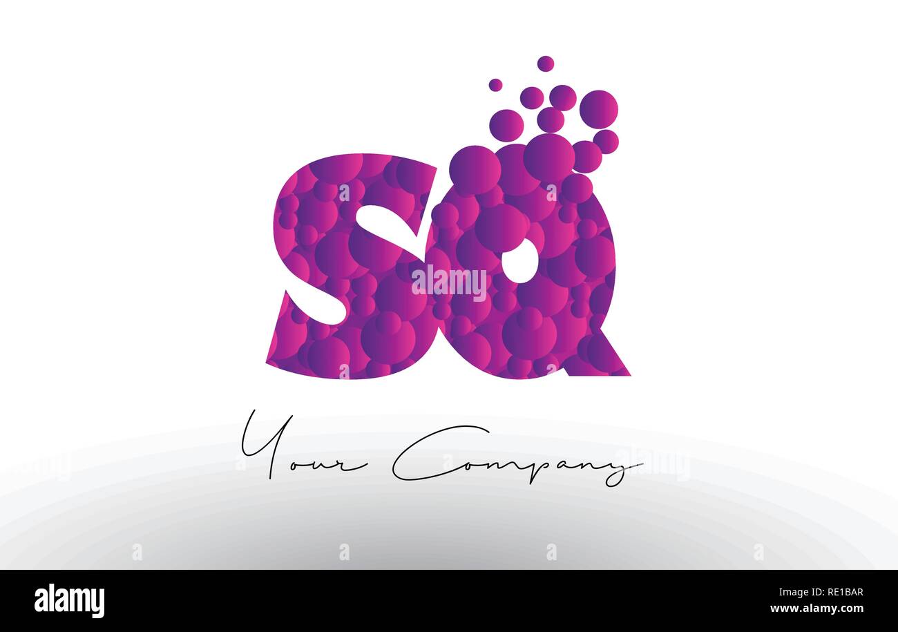 Sq logo design Stock Vector Images - Alamy
