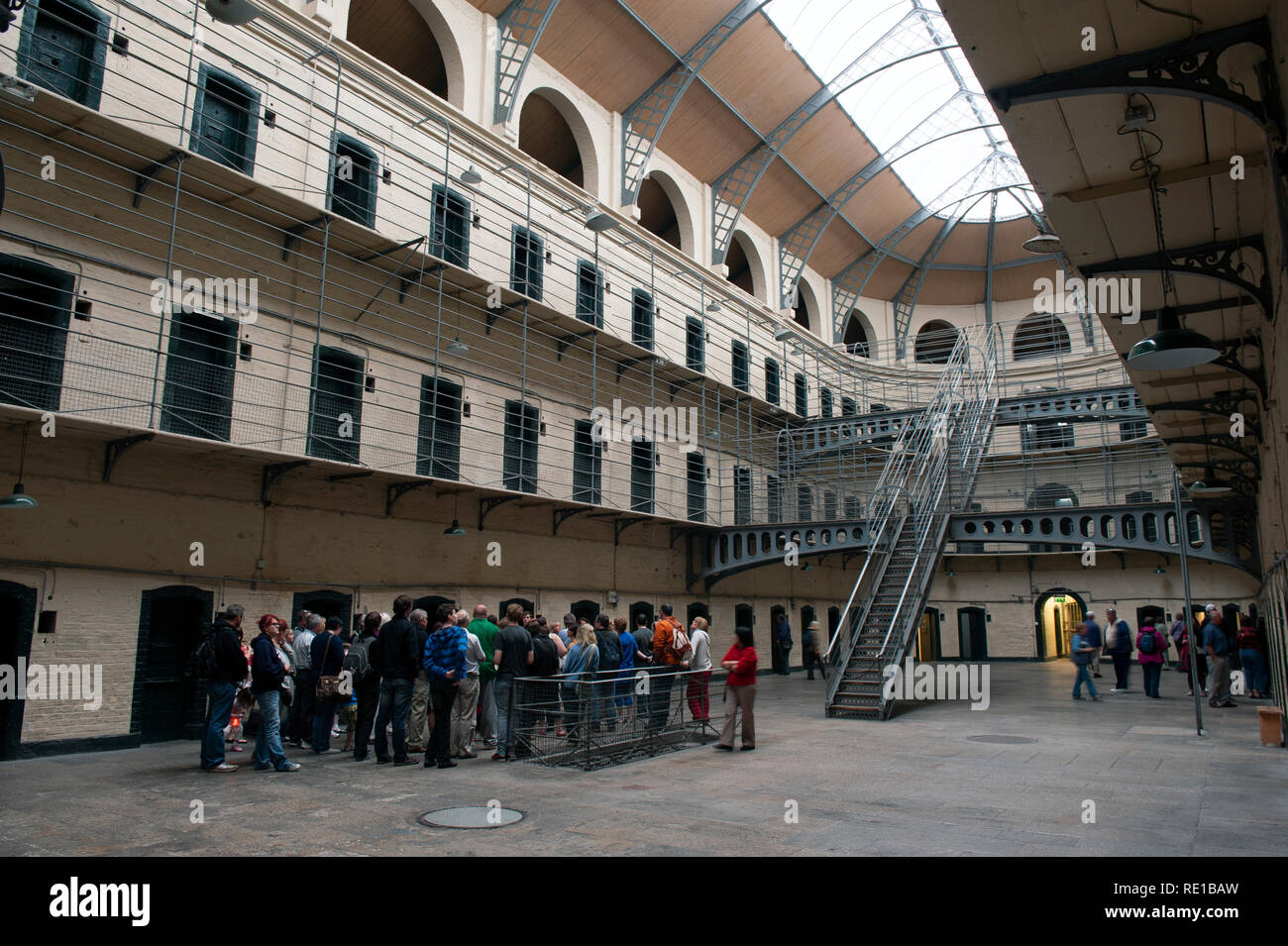 Interior of Kilmainham Gaol, Dublin, Republic of Ireland Stock Photo ...