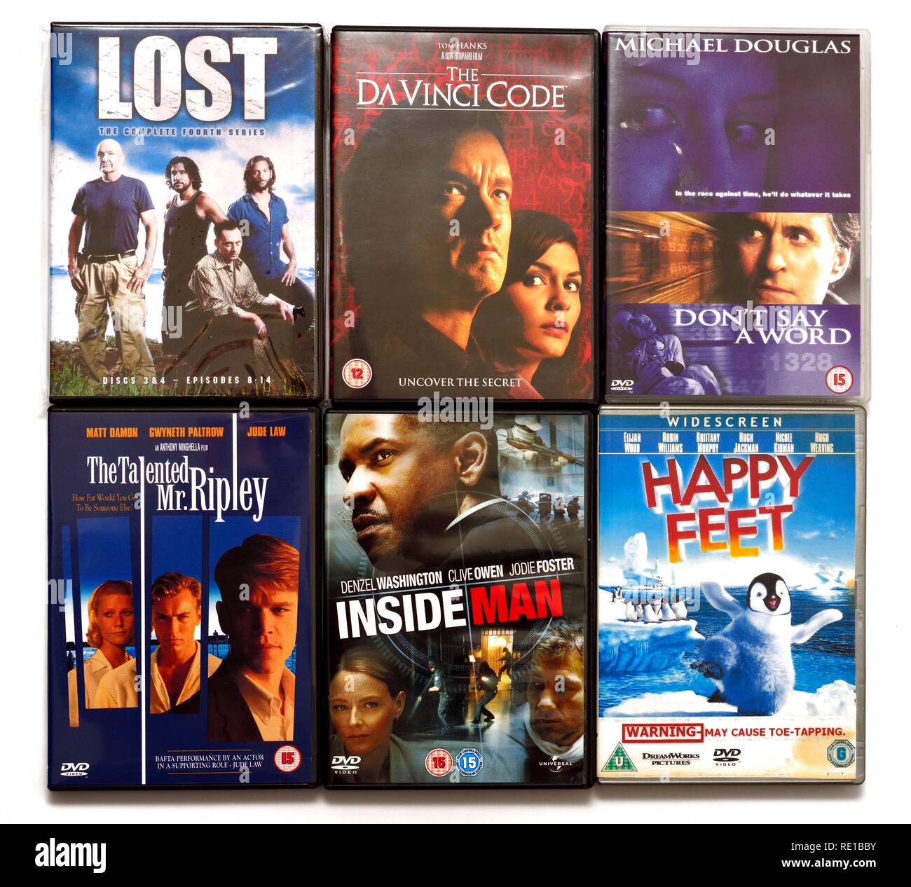 6 various dvds hi-res stock photography and images - Alamy