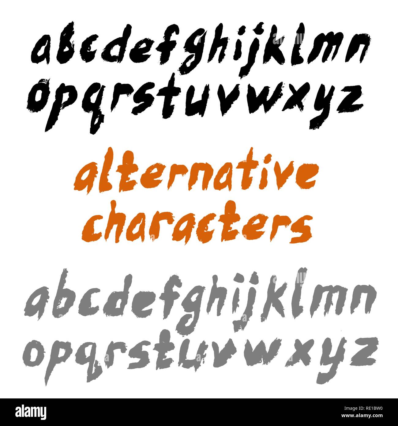 Hand written font hi-res stock photography and images - Alamy