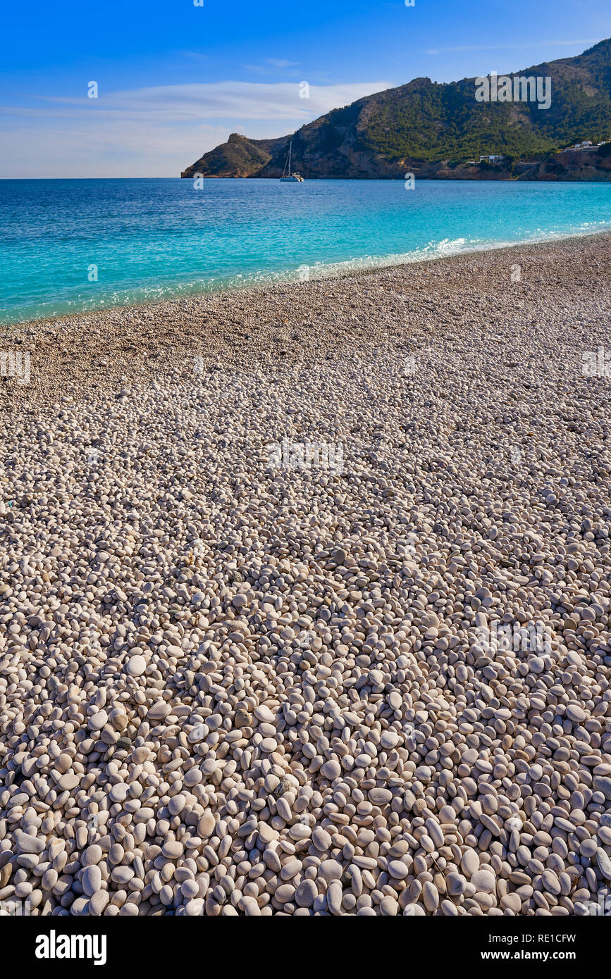 Albir beach in Alfas del Pi of Alicante Spain at Costa Blanca Stock ...