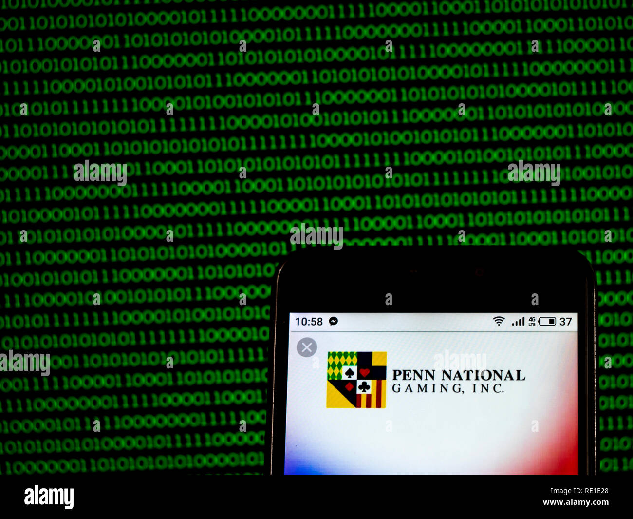 Penn national logo hi-res stock photography and images - Alamy