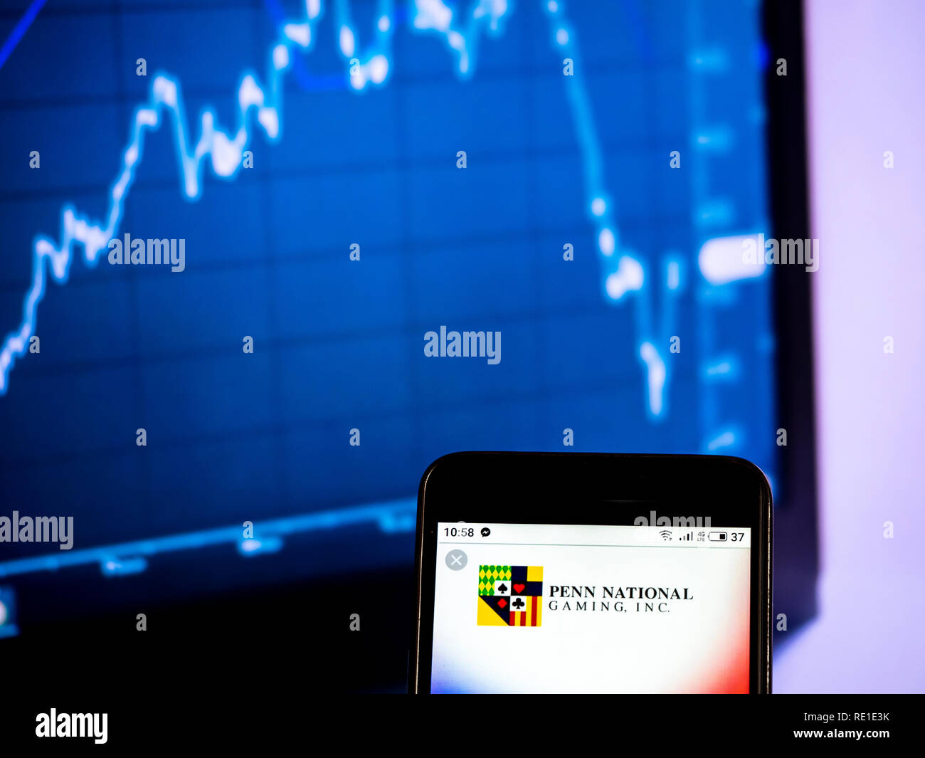 Penn national logo hi-res stock photography and images - Alamy