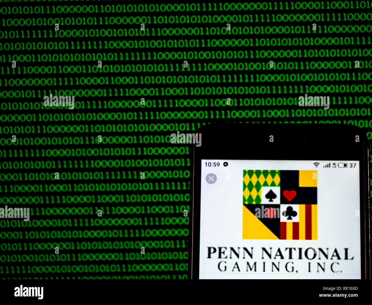 Penn national logo hi-res stock photography and images - Alamy