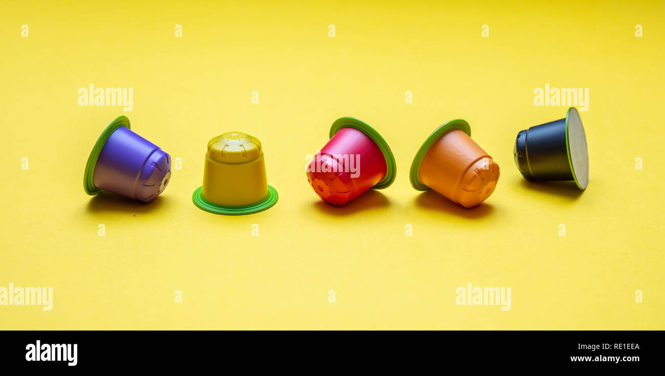 Coffee capsules waste hi-res stock photography and images - Alamy