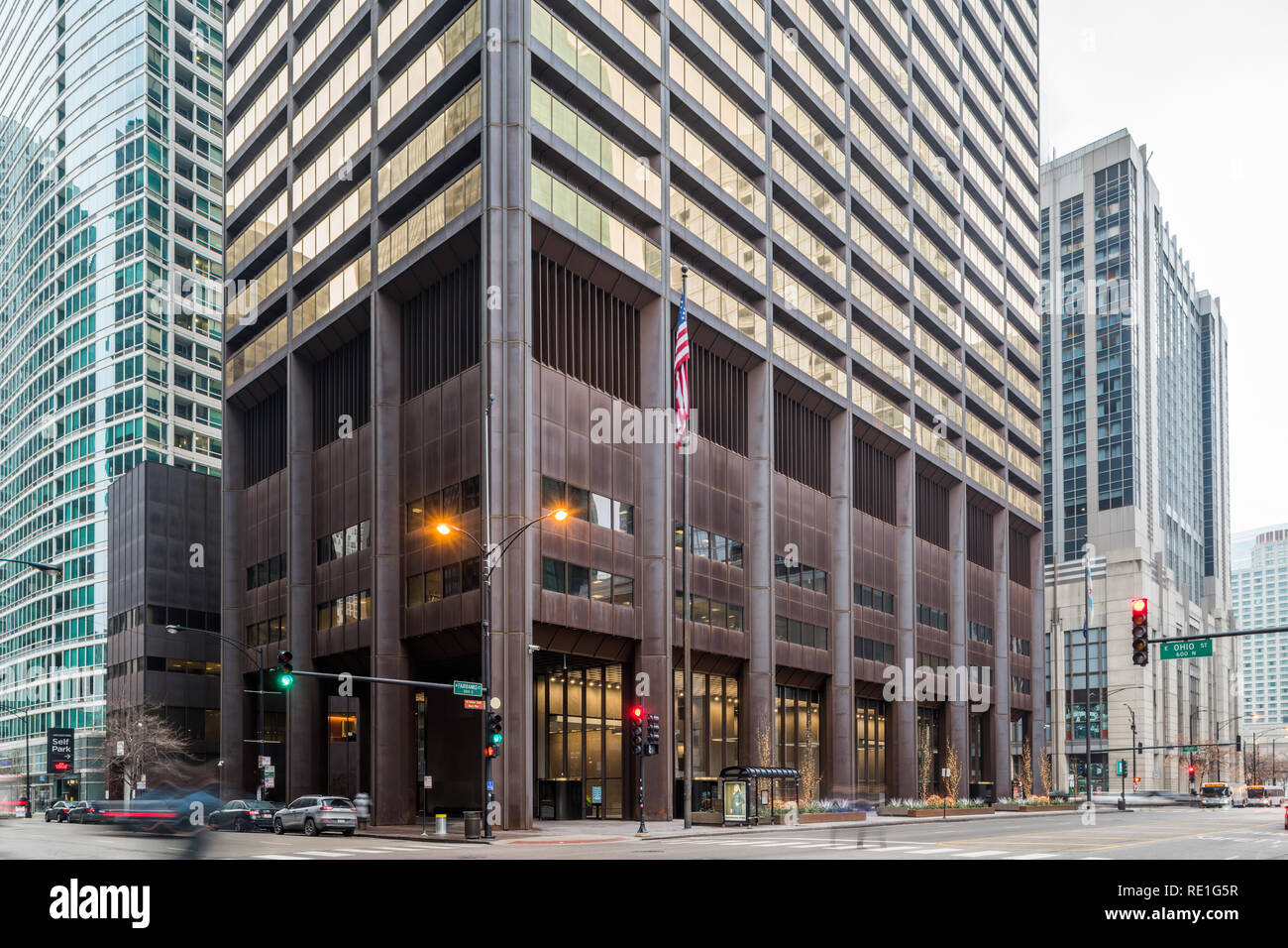 Time Life building designed by Harry Weese Stock Photo - Alamy