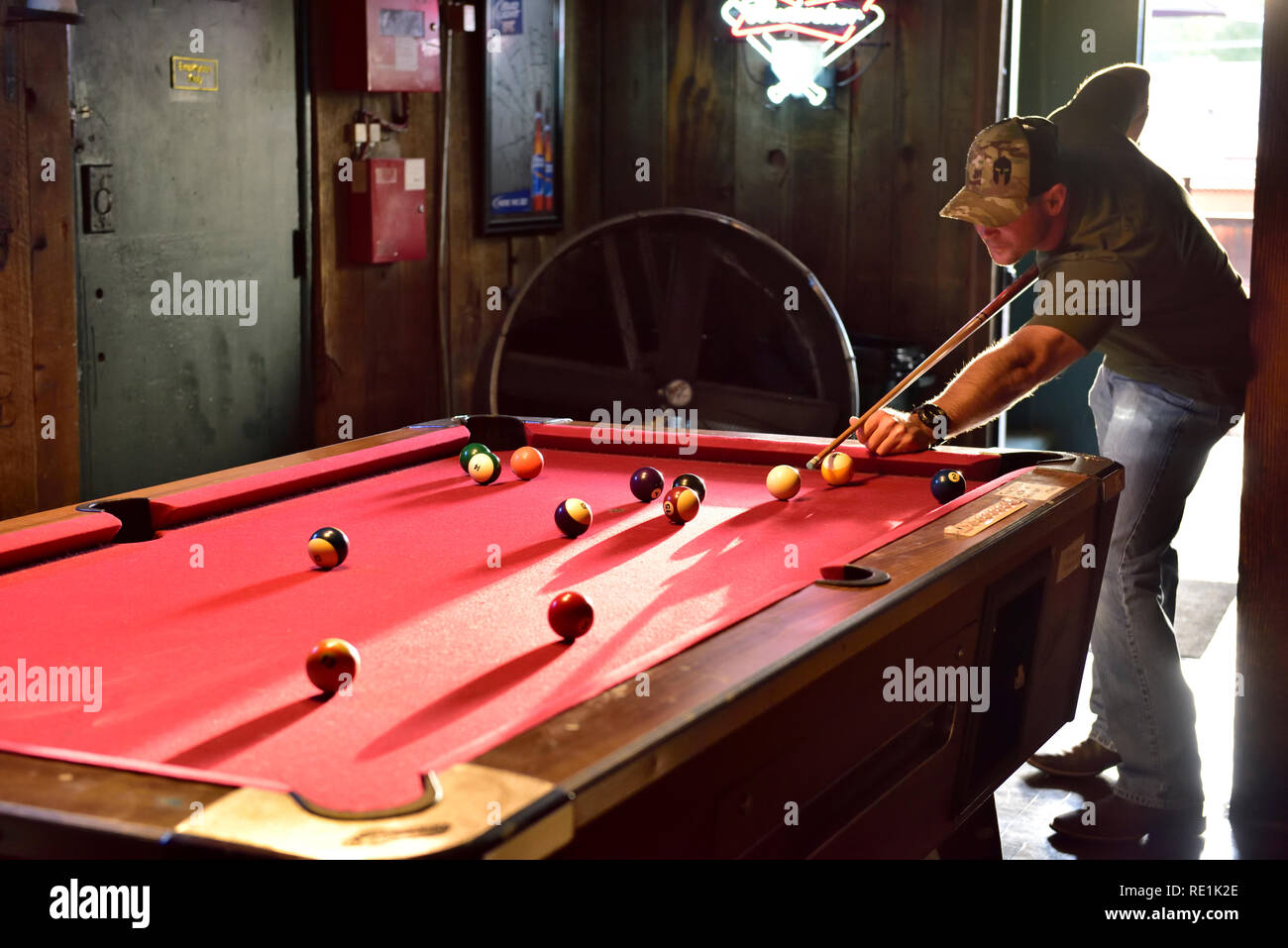 Bar billiards table hi-res stock photography and images - Alamy