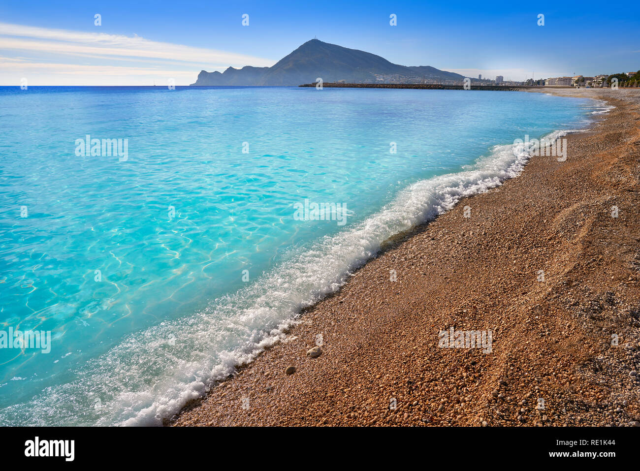 Altea beach Playa La Roda in Alicante of Spain Stock Photo - Alamy
