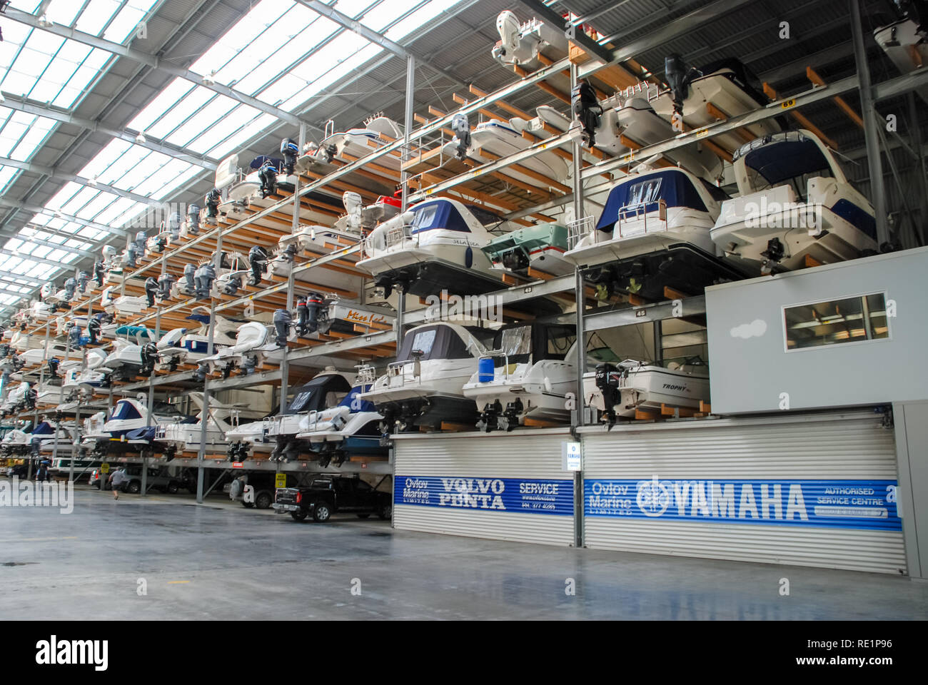 Auckland, New Zealand - December 23, 2018: Warehouse store of motor ...