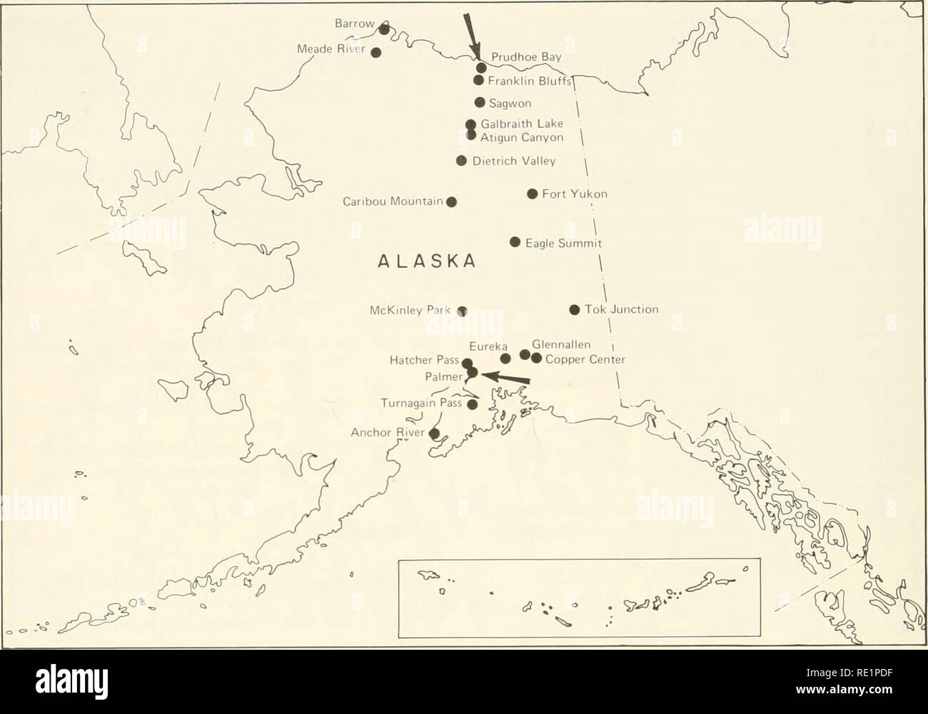Detailed Prudhoe Bay Map