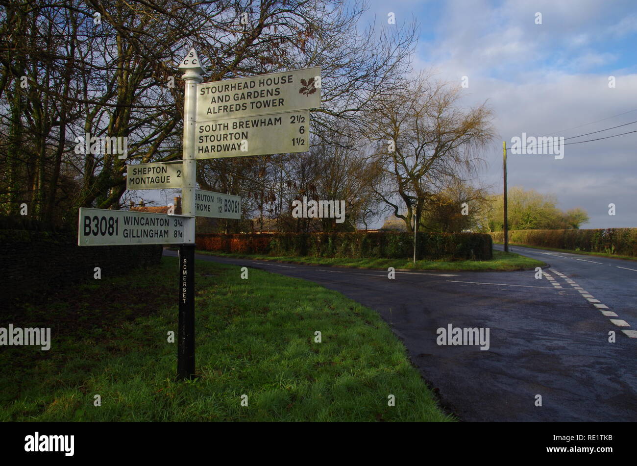 The Macmillan Way. Long-distance trail. Somerset. England. UK Stock ...