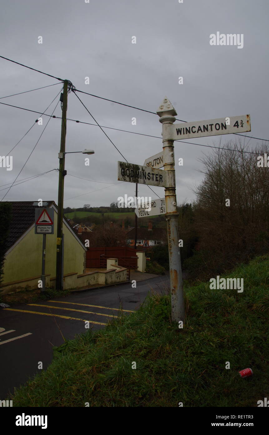 The Macmillan Way. Long-distance trail. Somerset. England. UK Stock ...