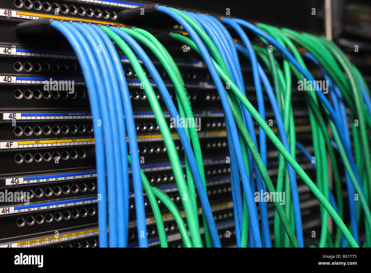 Patch panel hi-res stock photography and images - Alamy