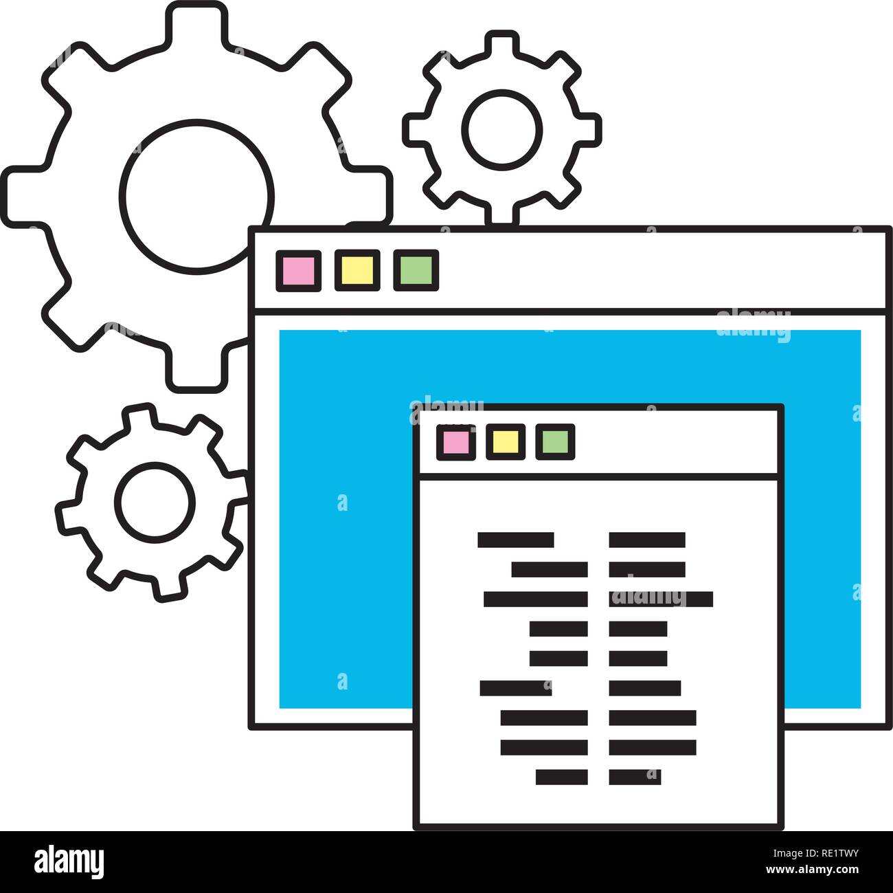 technology computing cartoon Stock Vector Image & Art - Alamy