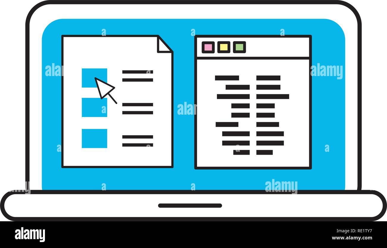 technology computing cartoon Stock Vector Image & Art - Alamy