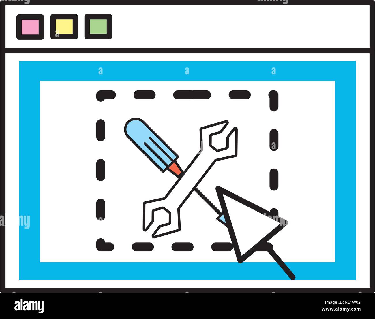 technology computing cartoon Stock Vector Image & Art - Alamy