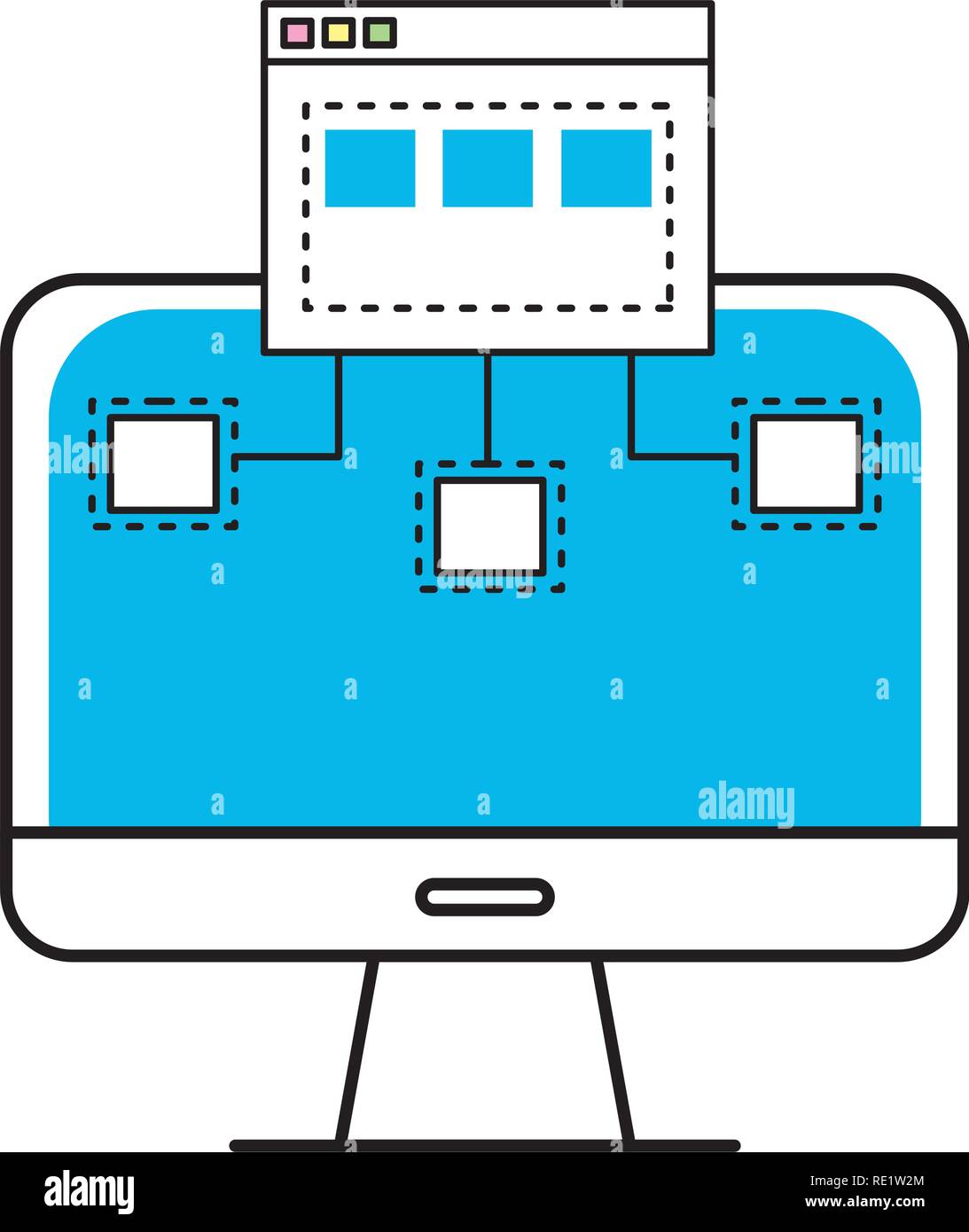 technology computing cartoon Stock Vector Image & Art - Alamy