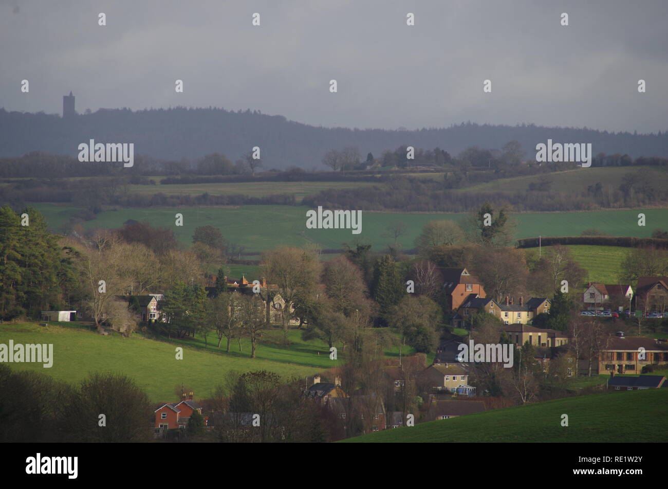 The Macmillan Way. Long-distance trail. Somerset. England. UK Stock ...