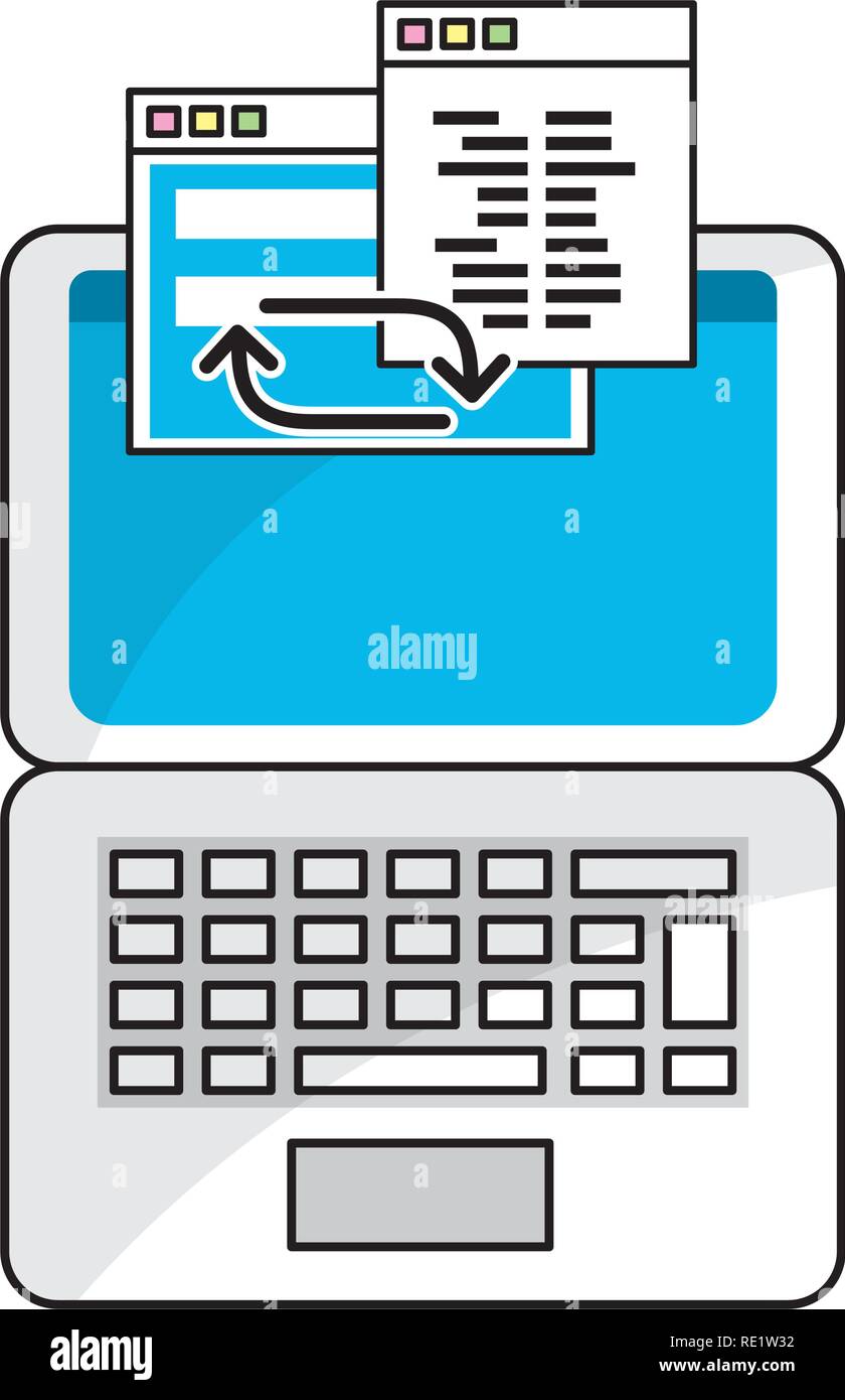 technology computing cartoon Stock Vector Image & Art - Alamy