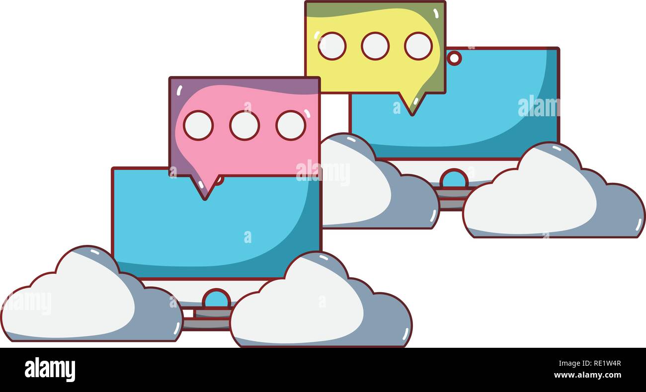 technology computing cartoon Stock Vector Image & Art - Alamy