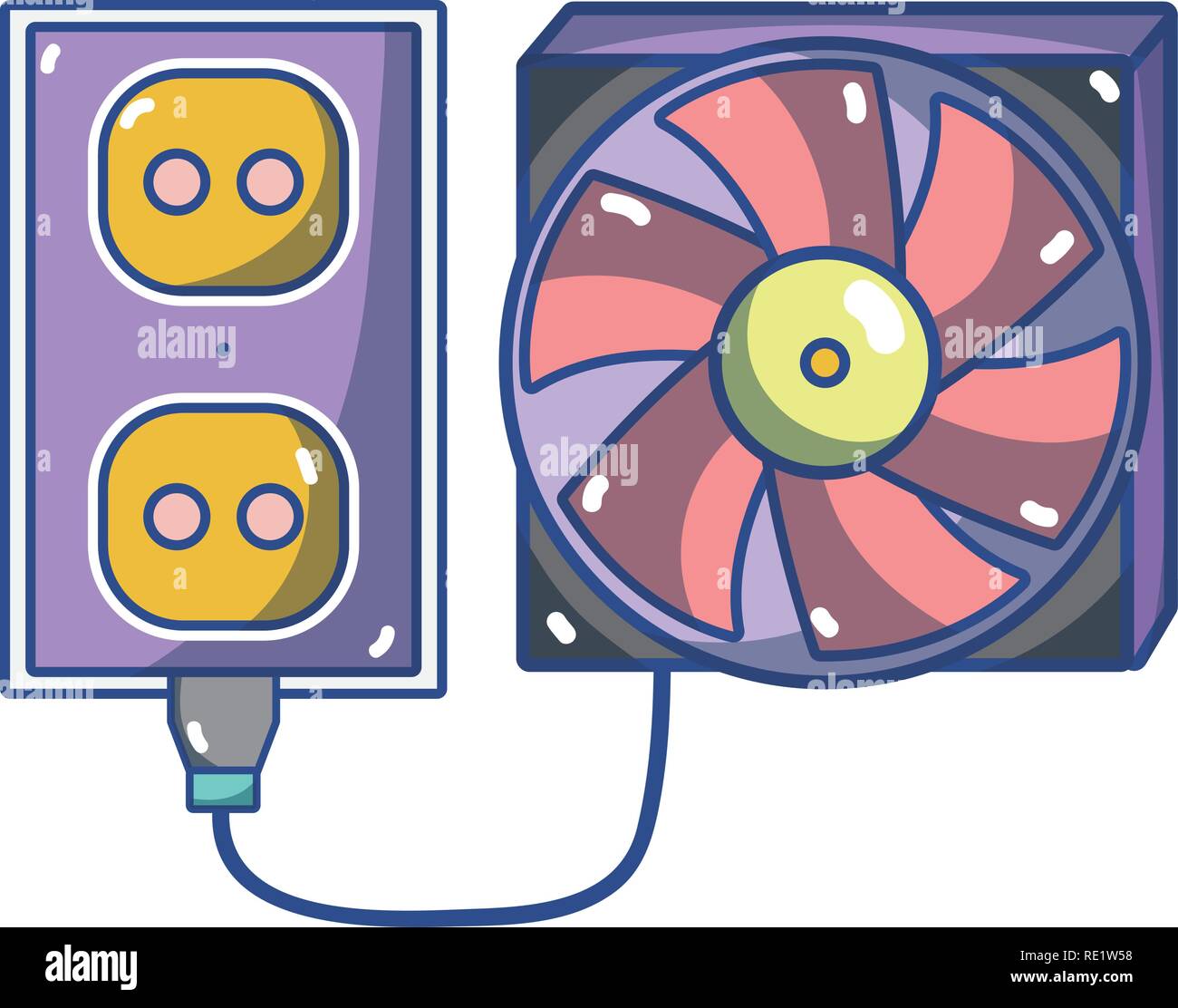 technology computing cartoon Stock Vector Image & Art - Alamy