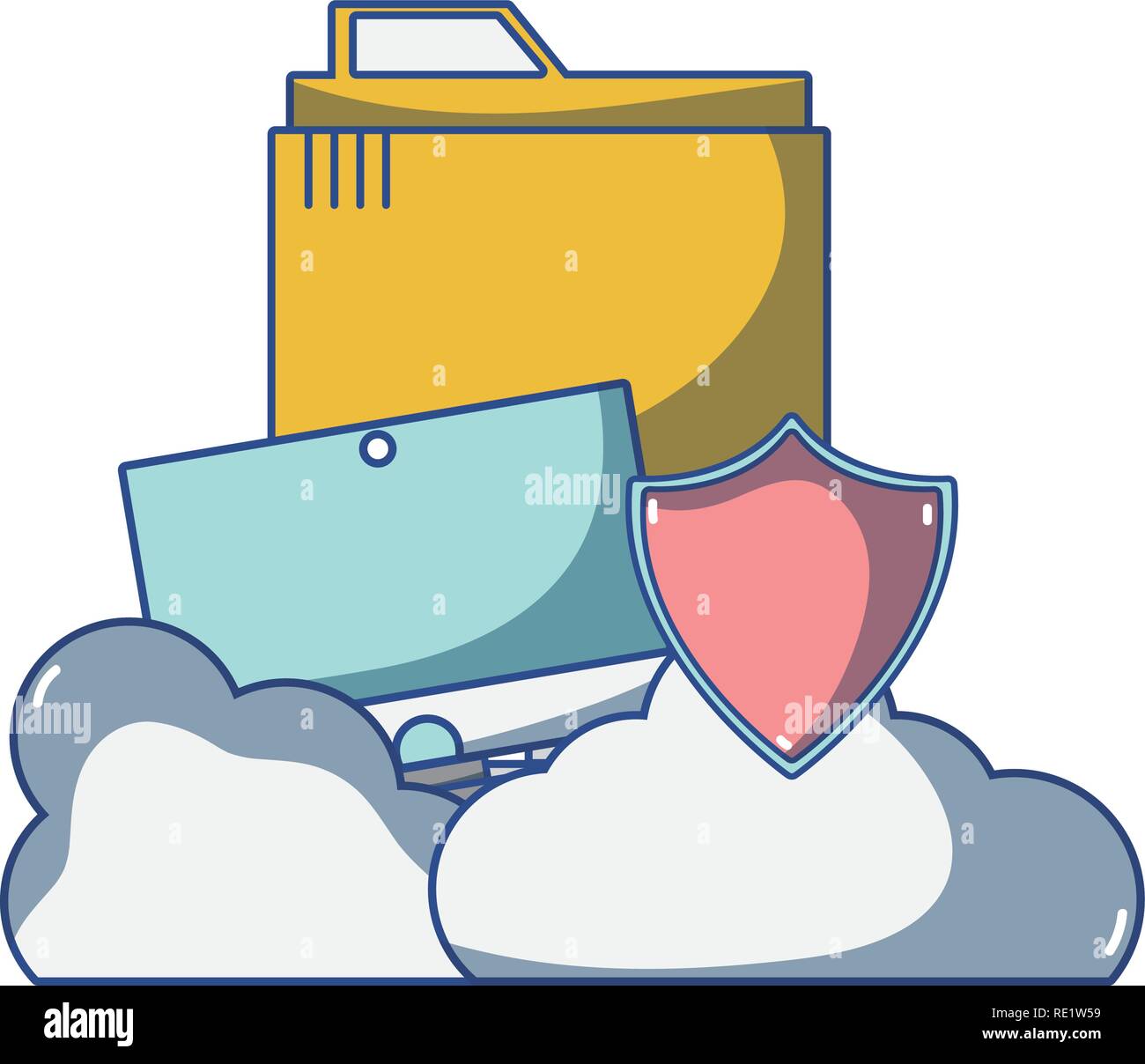 technology computing cartoon Stock Vector Image & Art - Alamy