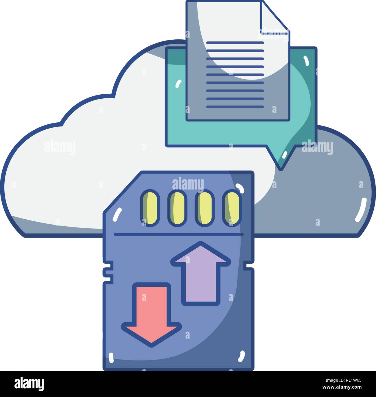 technology computing cartoon Stock Vector Image & Art - Alamy