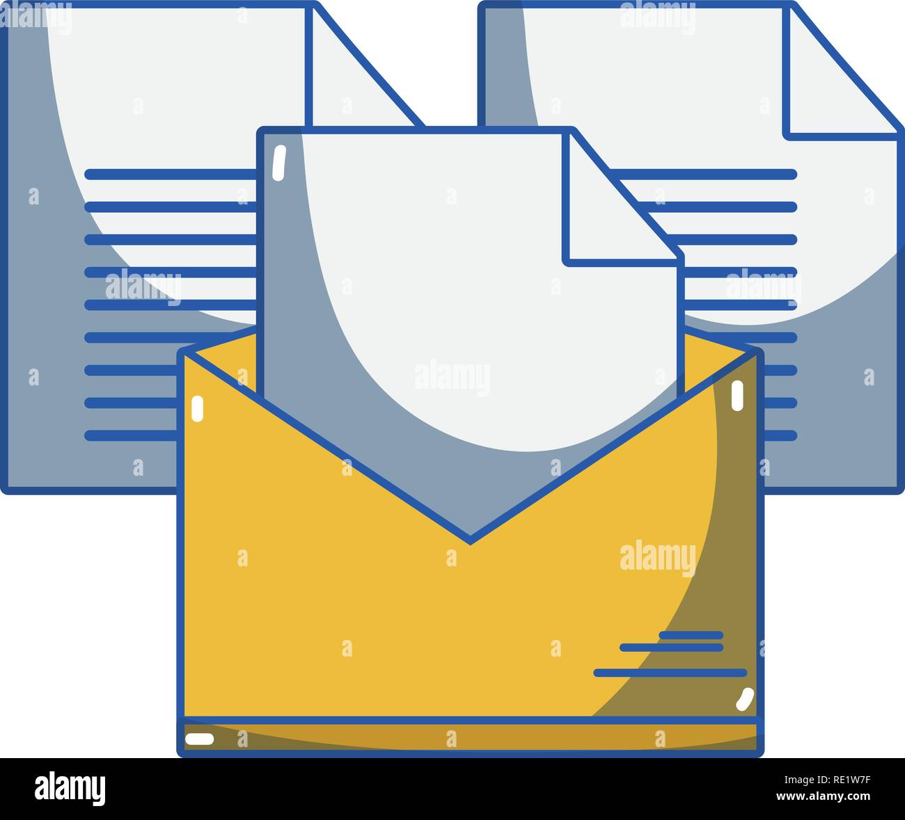 email open cartoon Stock Vector Image & Art - Alamy