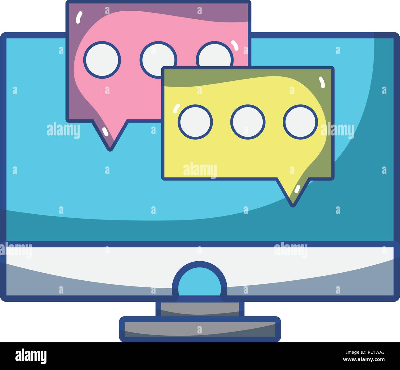 technology computing cartoon Stock Vector Image & Art - Alamy