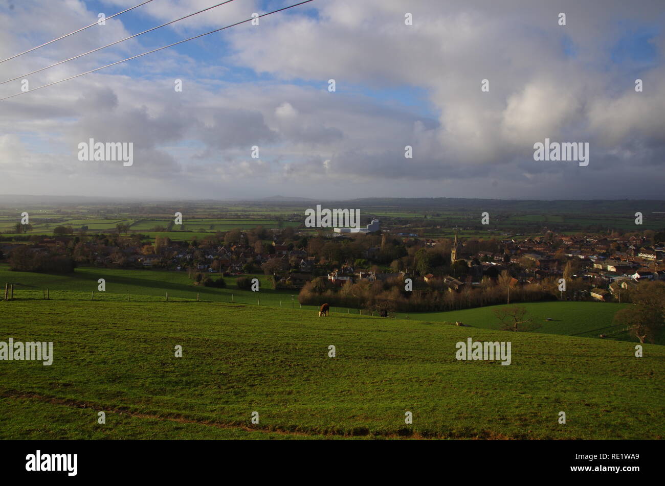 The Macmillan Way. Long-distance trail. Somerset. England. UK Stock ...