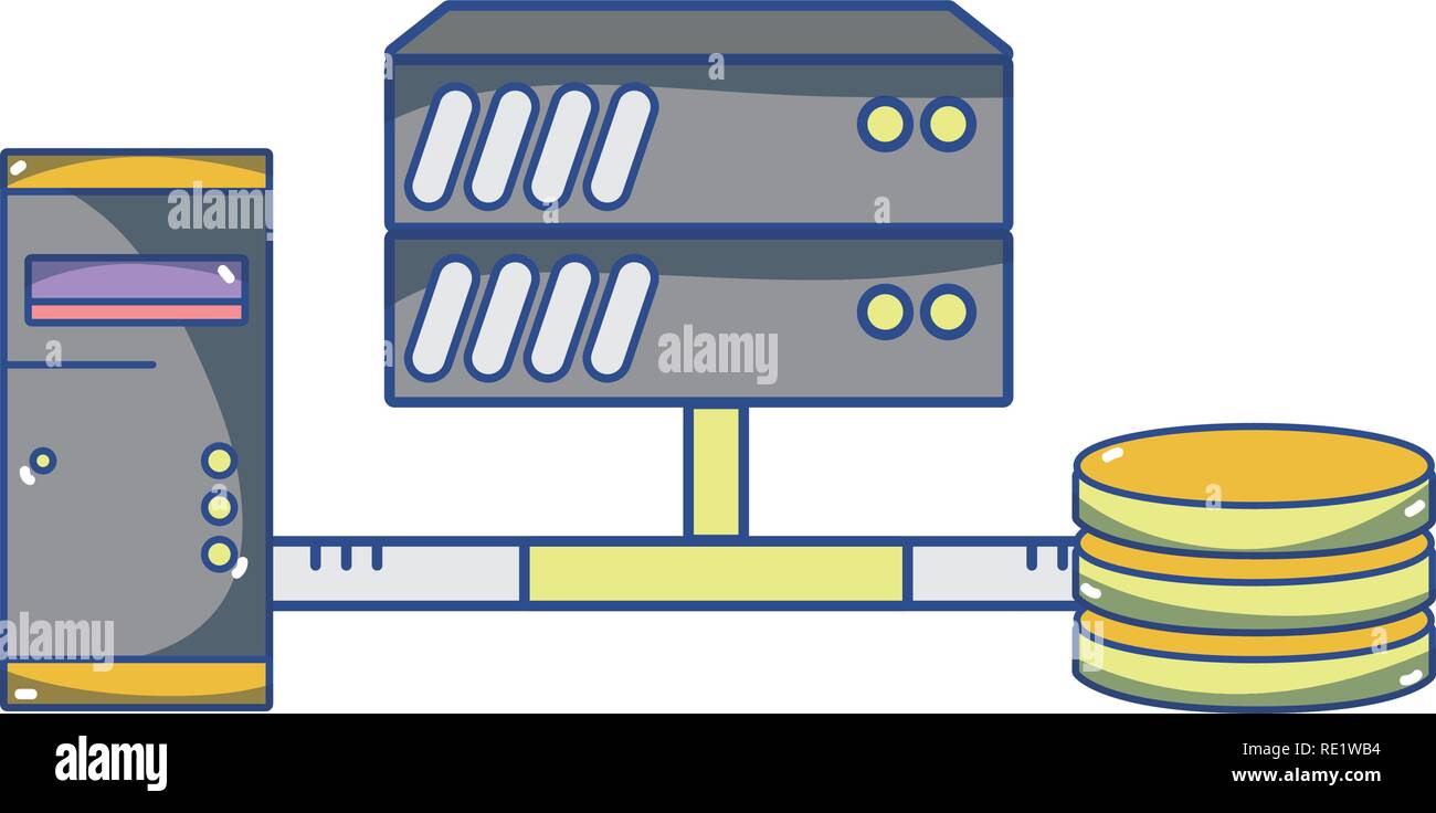 technology computing cartoon Stock Vector Image & Art - Alamy