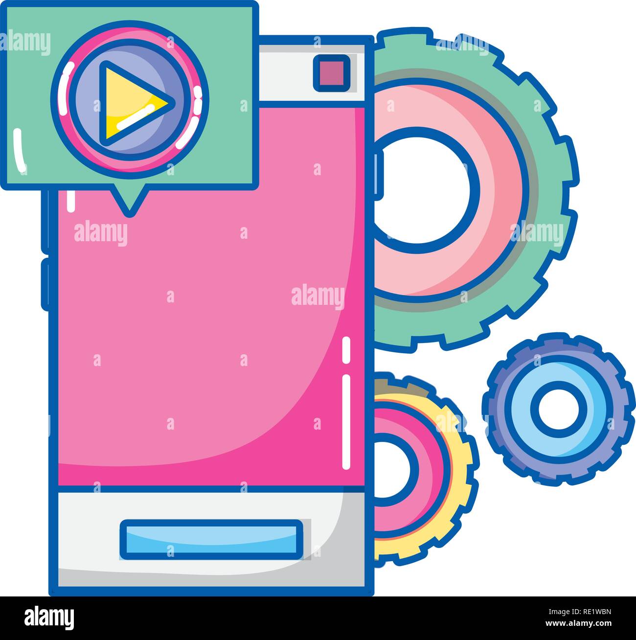 technology computing cartoon Stock Vector Image & Art - Alamy