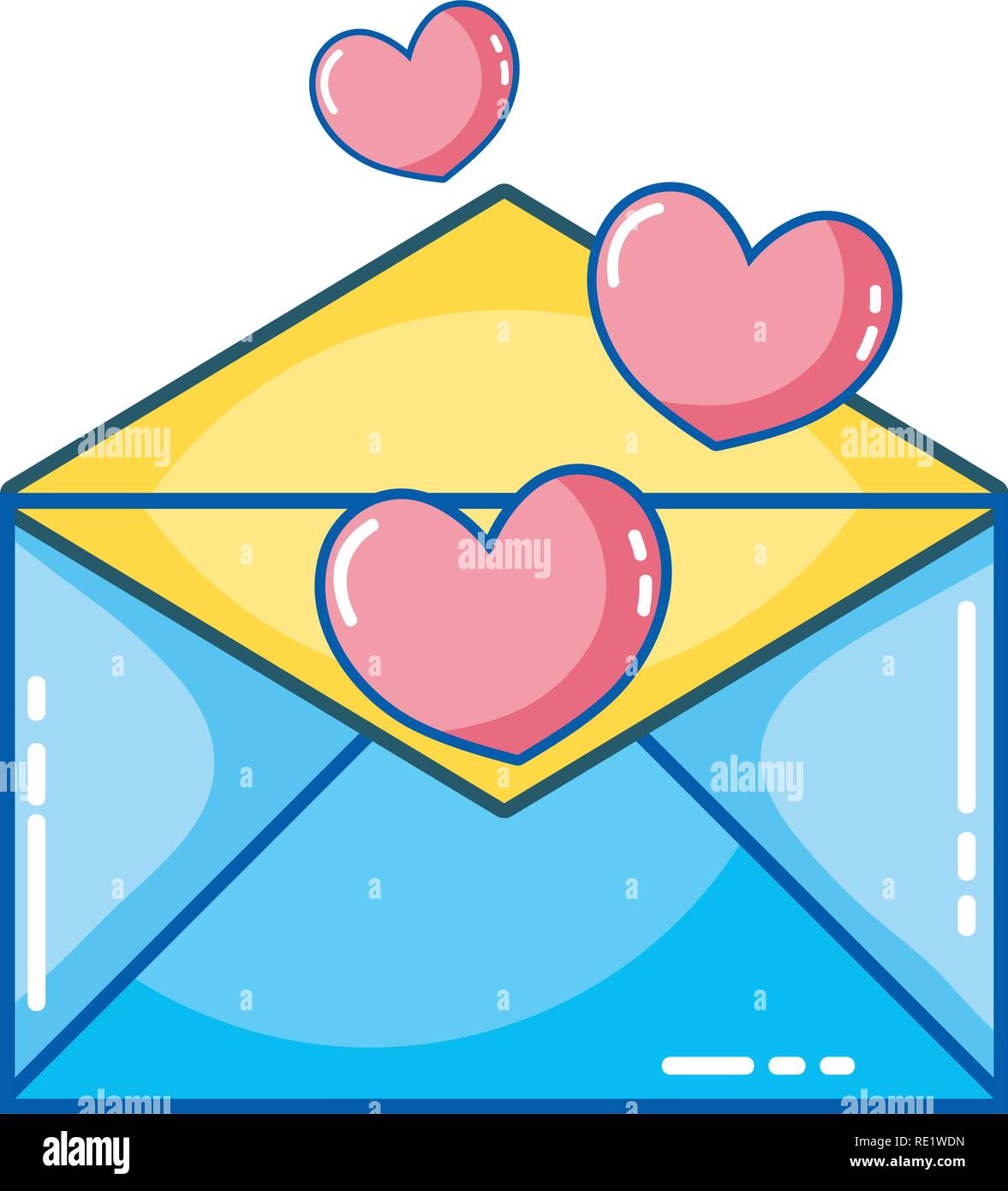 email love cartoon Stock Vector Image & Art - Alamy